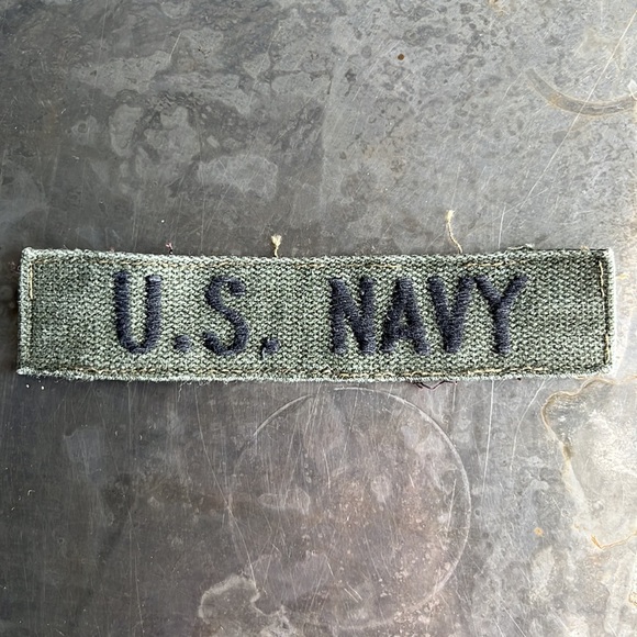 Other | Us Navy Embroidered Tape Patch Vintage | Poshmark